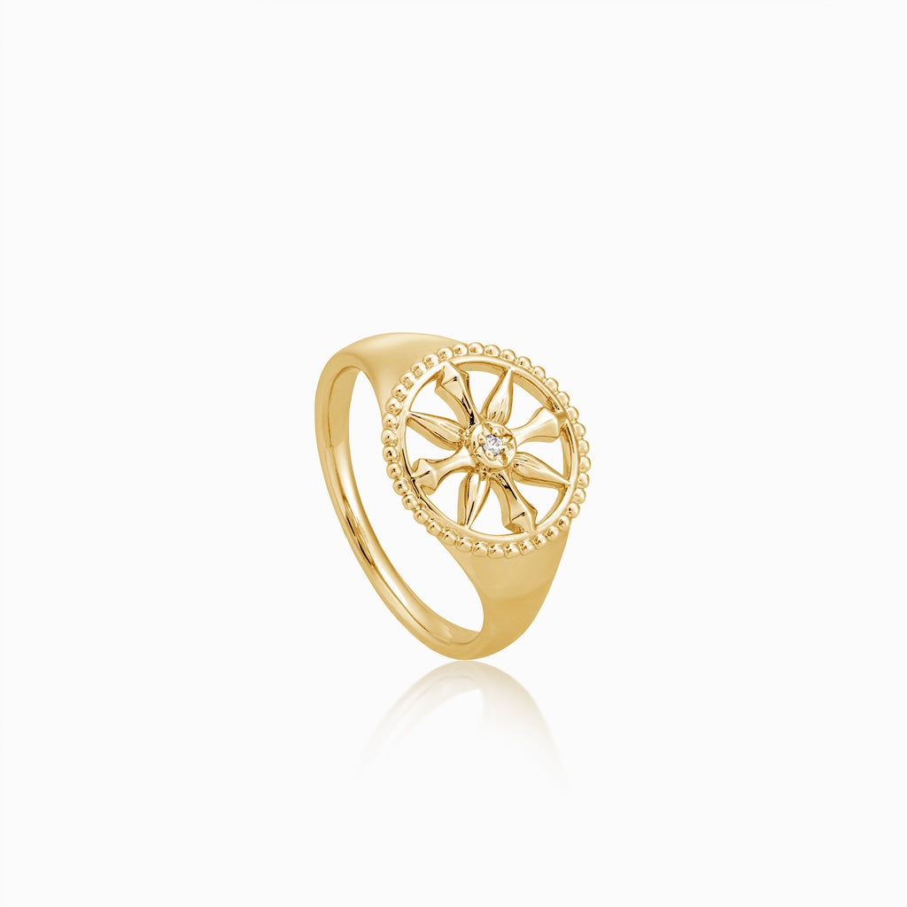 Dharma Wheel Ring – SERENECHARM